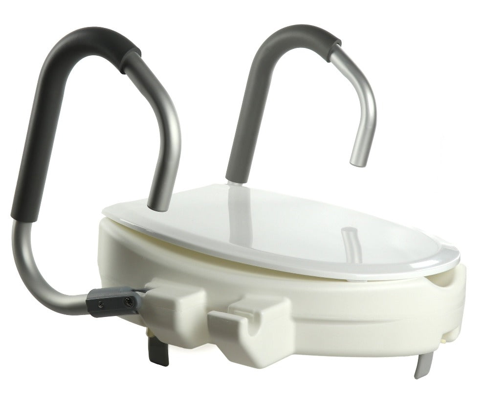 WC Verhoger 12 cm met Opklapbare Armleuningen — OrtoPrime.nl