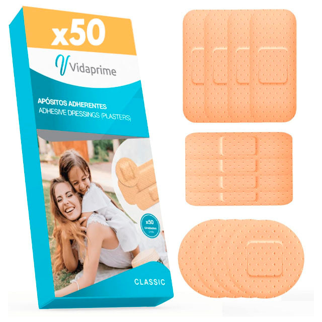 Waterdichte Zelfklevende Pleisters in 3 maten | 50 stuks — OrtoPrime.nl