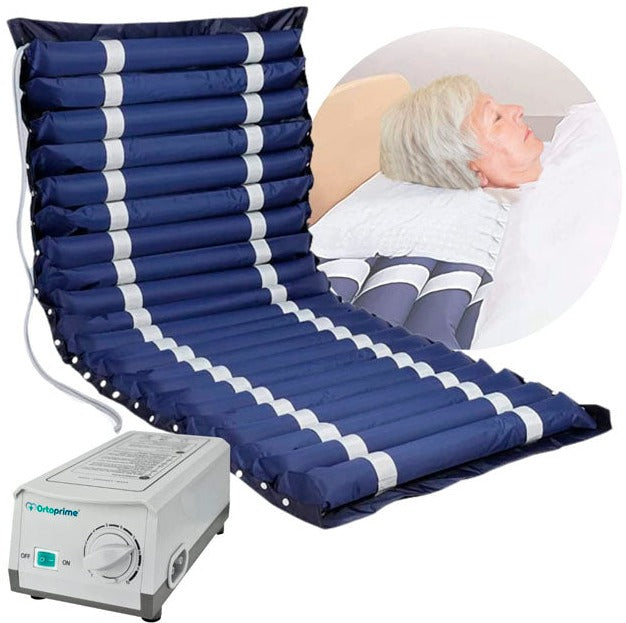 Antidecubitus Luchtmatras met Stille Compressor voor Bed — OrtoPrime.nl